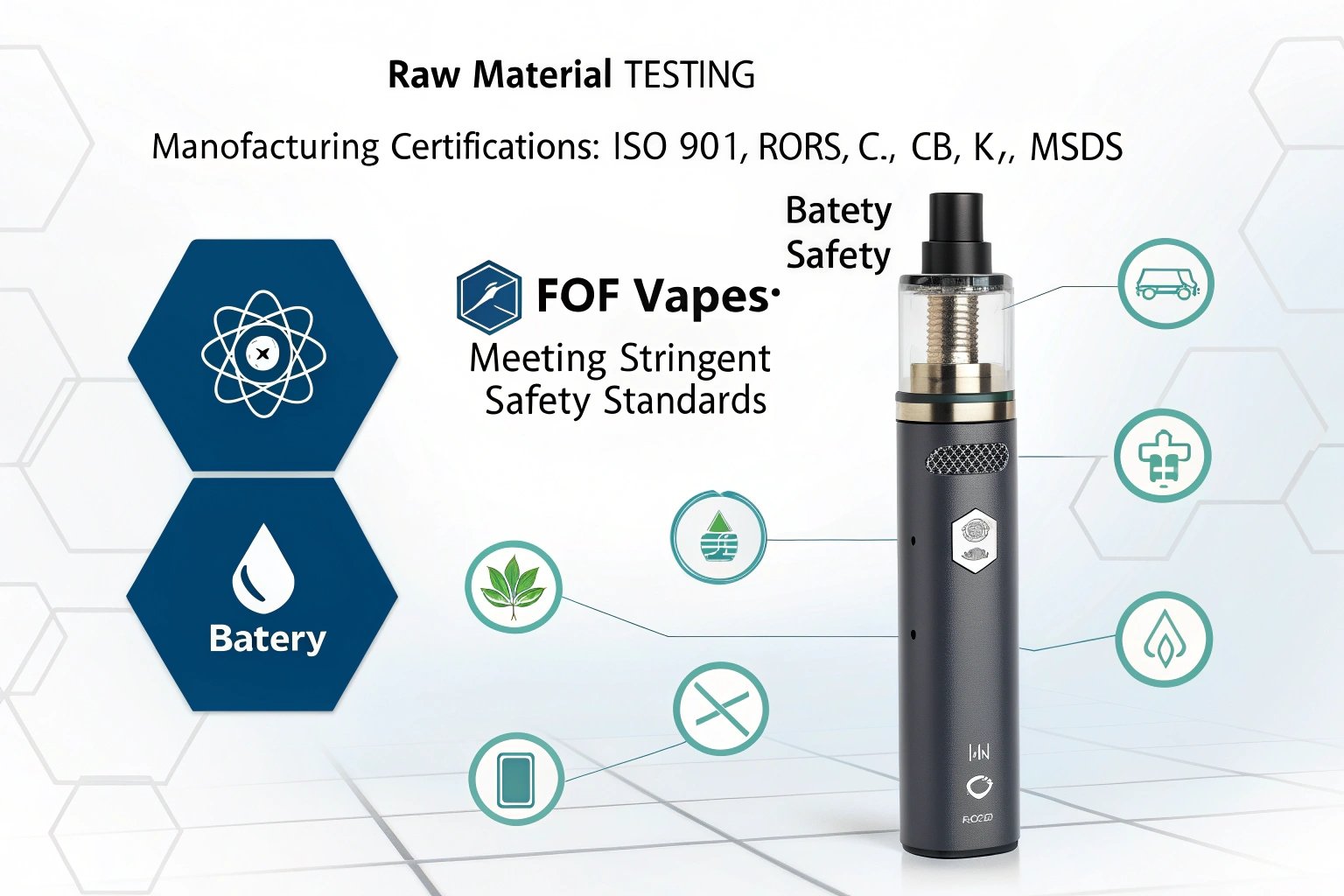 Are FOF vapes safe? - ESM-SMOK: Premium E-Cigarettes Manufacturer